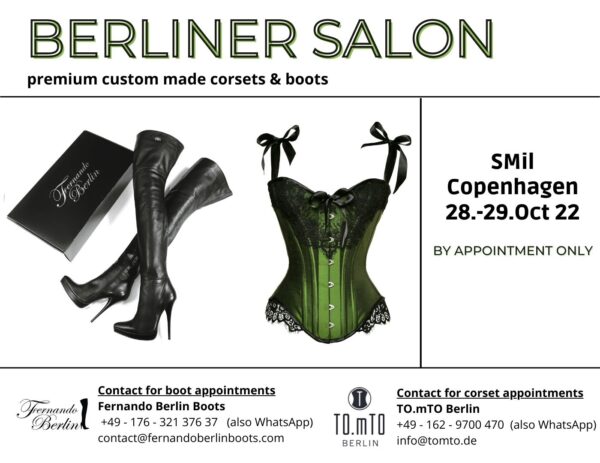 Berliner Salon - Copenhagen 27.+28. Okt 22 - Korsett Manufaktur To.mTO ...